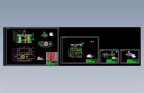 原稿 花孔垫圈冲压级进模设计 Autocad 2007 模型图纸下载 懒石网