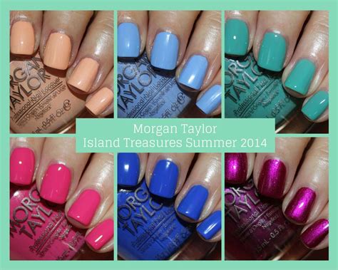 Morgan Taylor Island Treasures Summer 2014 Vampy Varnish Nails