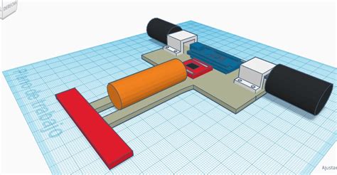 Robot Seguidor de Linea Velocista UNIAJC Primer Diseño del Robot Velocista Prototipo