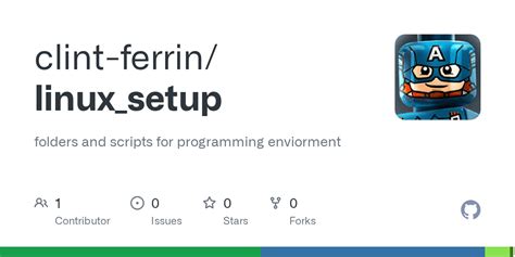 Github Clint Ferrinlinuxsetup Folders And Scripts For Programming