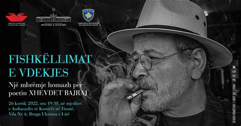 Fishk Llimat E Vdekjes Mbr Mje Poetike N Kujtim T Poetit Xhevdet Bajraj Kultplus