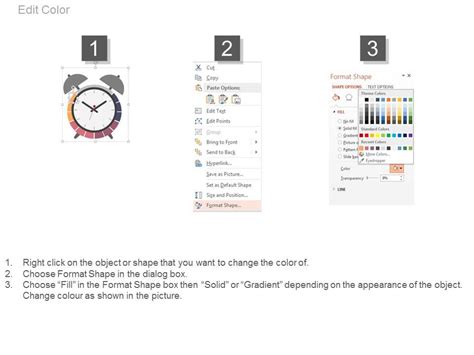 Alarm Clock With Dashboard For Time Management Powerpoint Slides PowerPoint Presentation