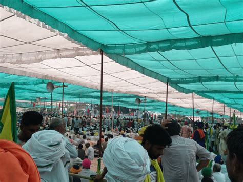 Some Pictures From Todays Kisan Mahapanchayat At Muzzaffarnagar R
