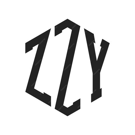Premium Vector Zzy Logo Design Initial Letter Zzy Monogram Logo Using