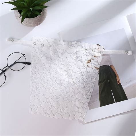 4 Colors Lace Privacy Invisible Cleavage Cover Up Bra Insert Seamless All Match Anti Peep Woman