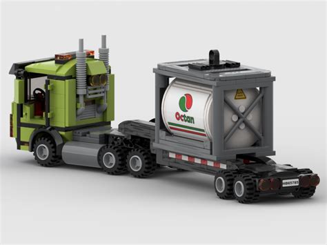 Lego Moc Tank Container Hauler By Haulingbricks Rebrickable Build
