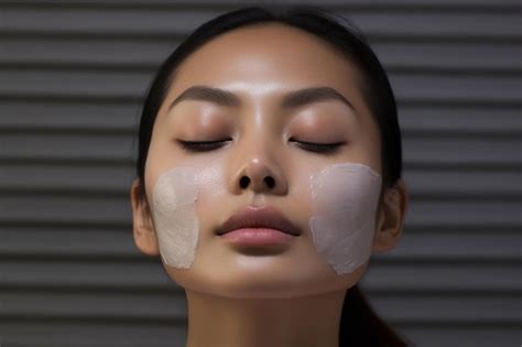 Premium Ai Image An Asian Woman Doing Facial