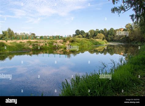 Nara river, Moscow region, Russia Stock Photo - Alamy