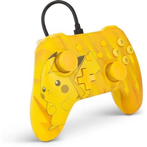 Controle Fio Nintendo Switch Static Pikachu Enhanced Power A