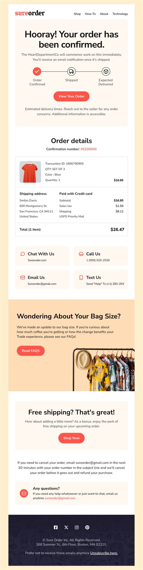 Free Html Email Templates For Alerts And Notifications Designmodo