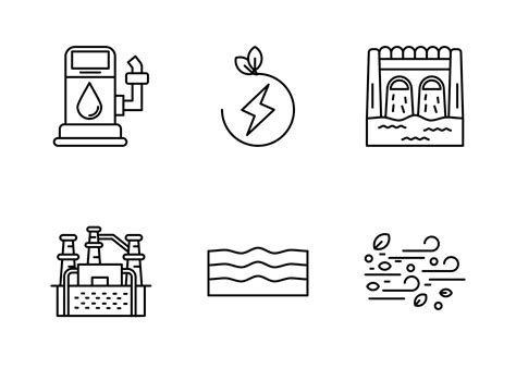 Sustainable Energy Vector Icon Set 22299392 Vector Art At Vecteezy