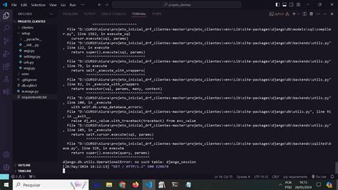 Erro Ao Rodar O Server Api Com Django 3 Validações Buscas Filtros