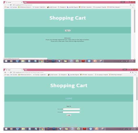 Shopping Cart Application مستقل