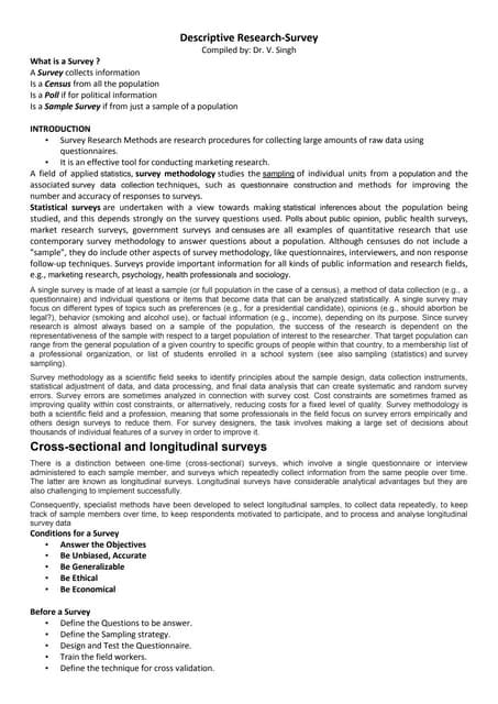 Module 7 Descriptive Research Survey Pdf