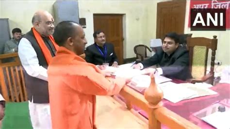 Up Polls Up Cm Yogi Adityanath Files Nomination From Gorakhpur Photos