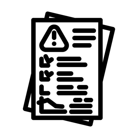 Mitigation Plan Risk Line Icon Vector Illustration 32519303 Vector Art At Vecteezy