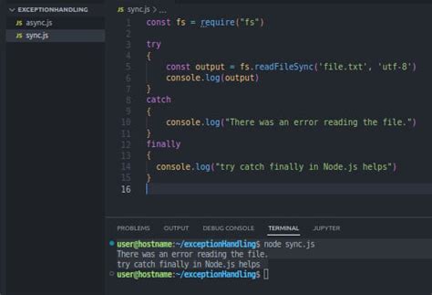 Using Try Catch Finally In Node Js [best Practices] Golinuxcloud