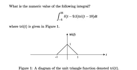 Solved What Is The Numeric Value Of The Following Integral