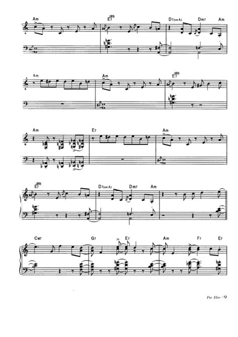 [피아노악보]베토벤 엘리제를 위하여 Jazz Ver 네이버 블로그