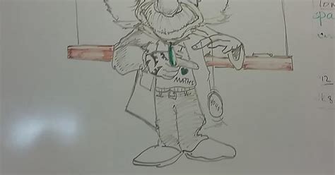 We Had An Art Teacher Fill In For Our Math Teacher Needless To Say We