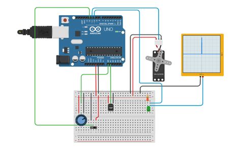 circuit design servo motor tinkercad