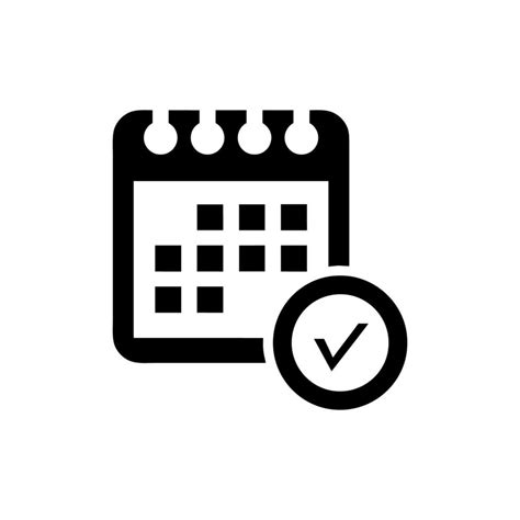 Calendar Isolated Flat Web Mobile Icon Vector Art At Vecteezy