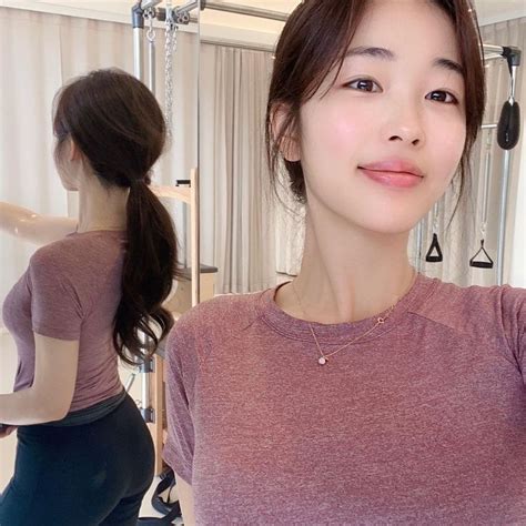 레깅스 모델 겸 청순한 유튜버 박소룡 님 인스타그램 셀카 사진 모음 — 스타들의★ 근황을 모아서 셀카 사진 모델 사진