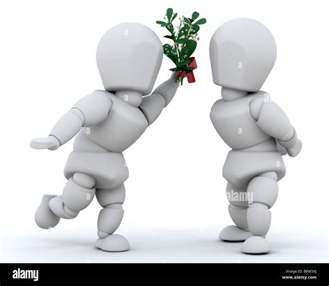 Baiser Sous Le Gui Banque De Photographies Et Dimages Haute R Solution Alamy