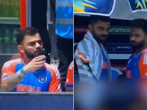 Didnt Know Camera Was On Him Virat Kohli Rohit Sharma Chatter On