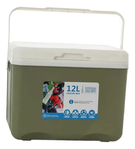 Caja Refrigeradora Aislada Portátil Enfriador De Verde Envío gratis
