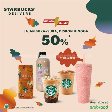 Promo Starbucks Flash Sale Diskon 50 Via Grabfood Scanharga