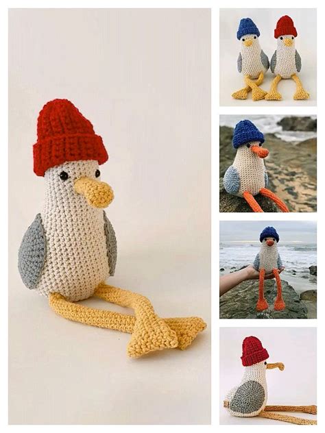 Amigurumi Seagull Free Pattern Amigurumi Seagull Crochet Pattern Crochet Bird Patterns