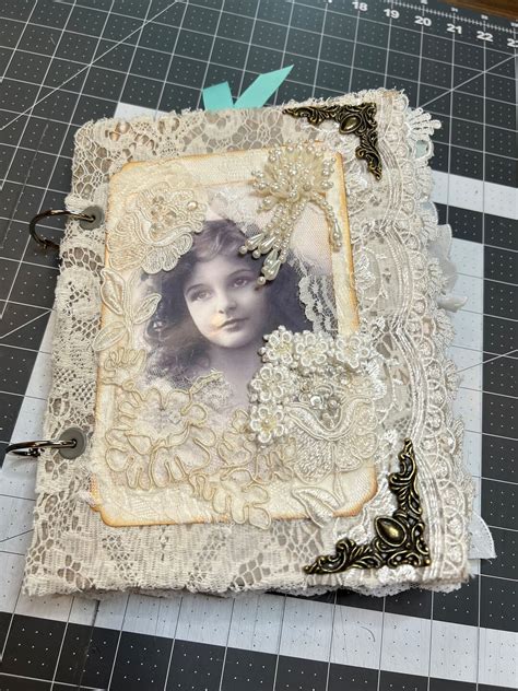 Ava Ring Bound Junk Journal Journal Victorian Junk Journal T