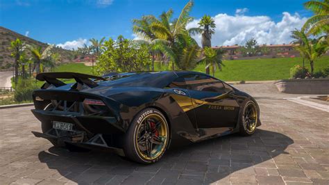 Download Sleek Lamborghini Sesto Elemento In High Definition Wallpaper