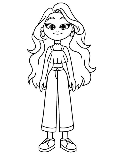 Ruby Gillman Teenage Kraken Coloring Pages Coloringlib