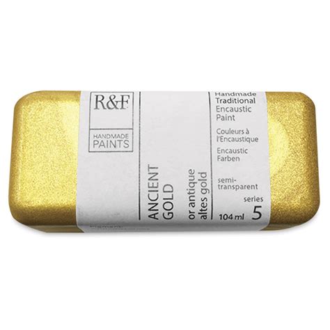 R F Encaustic Paint Block Ancient Gold Ml Block Michaels