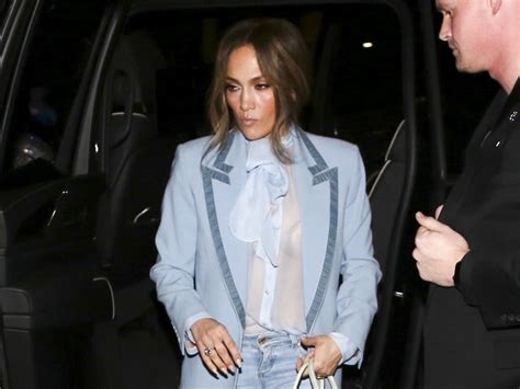 Forget The Naked Dress”—jennifer Lopez Is All In On The Sheer Top Vogue