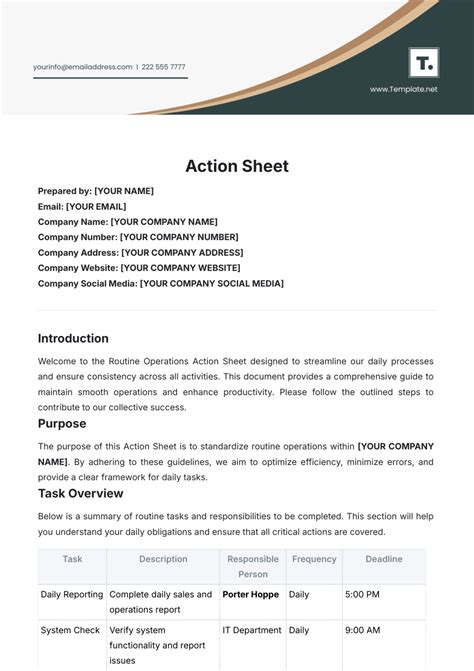 Free Sheet Templates And Examples Edit Online And Download