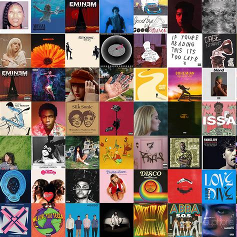 300 Pcs Album Cover Collage Kit, Album Cover Posters, Music Album Collage Kit, Music Album Wall ...