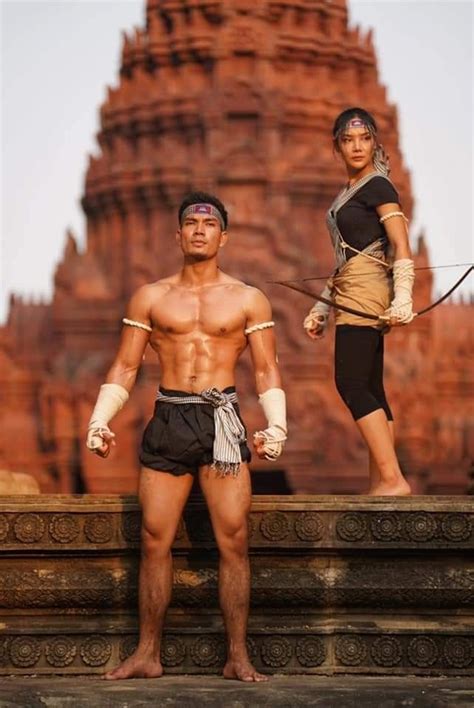Cambodia Fighter Kun Khmer Human Poses Martial Arts Action Poses