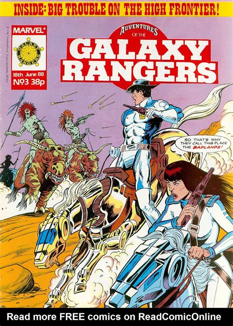 Read Online Adventures Of The Galaxy Rangers Comic Issue 3