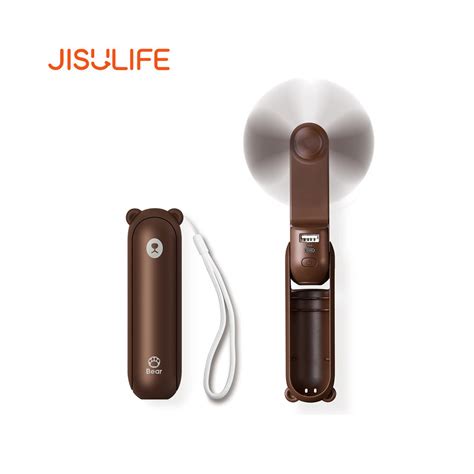 jisulife f8 multi function fan พัดลมมือถือมัลติฟังก์ชั่น พัดลม ไฟฉาย