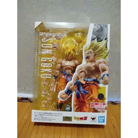 代理版 Shf Shfiguarts 傳說中的超級賽亞人 孫悟空 七龍珠 再版 全新未拆 蝦皮購物