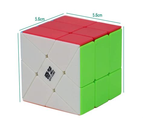 D Eternal Qiyi Windmill Cube 3x3x3 High Speed Magic Puzzle Cube