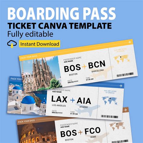 This Item Is Unavailable Etsy Boarding Pass Template Ticket Template T Coupons