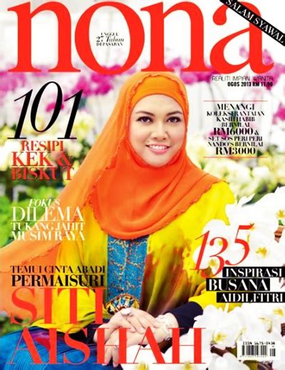 Twenty2december Gambar Terkini Permaisuri Siti Aishah Cover NONA