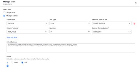 Not Able To Get The Correct Data In Multiple Table View Ai For Service Koreai Bot