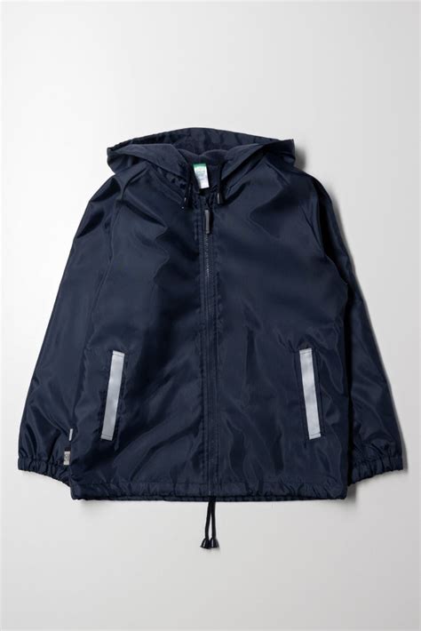 Primary School Reflective Rain Jacket Navy School Clothes Ackermans