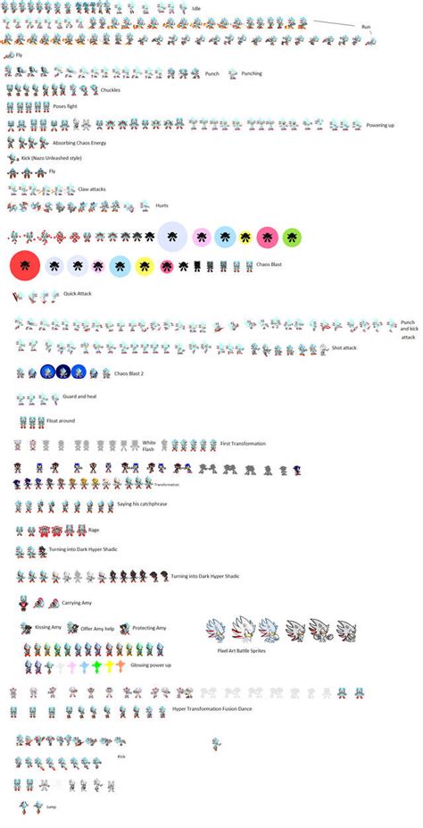 Hyper Shadic Sprites Sheets Wip By Caroll Ann On Deviantart
