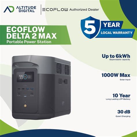Ecoflow Delta 2 Max Portable Power Station Shopee Philippines